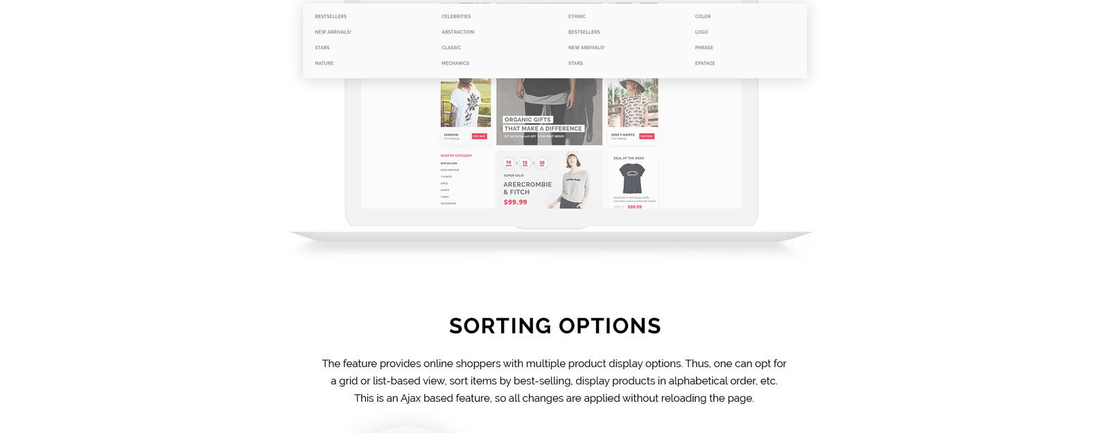 T-Shirts Direct - T-Shirt Shop OpenCart Template