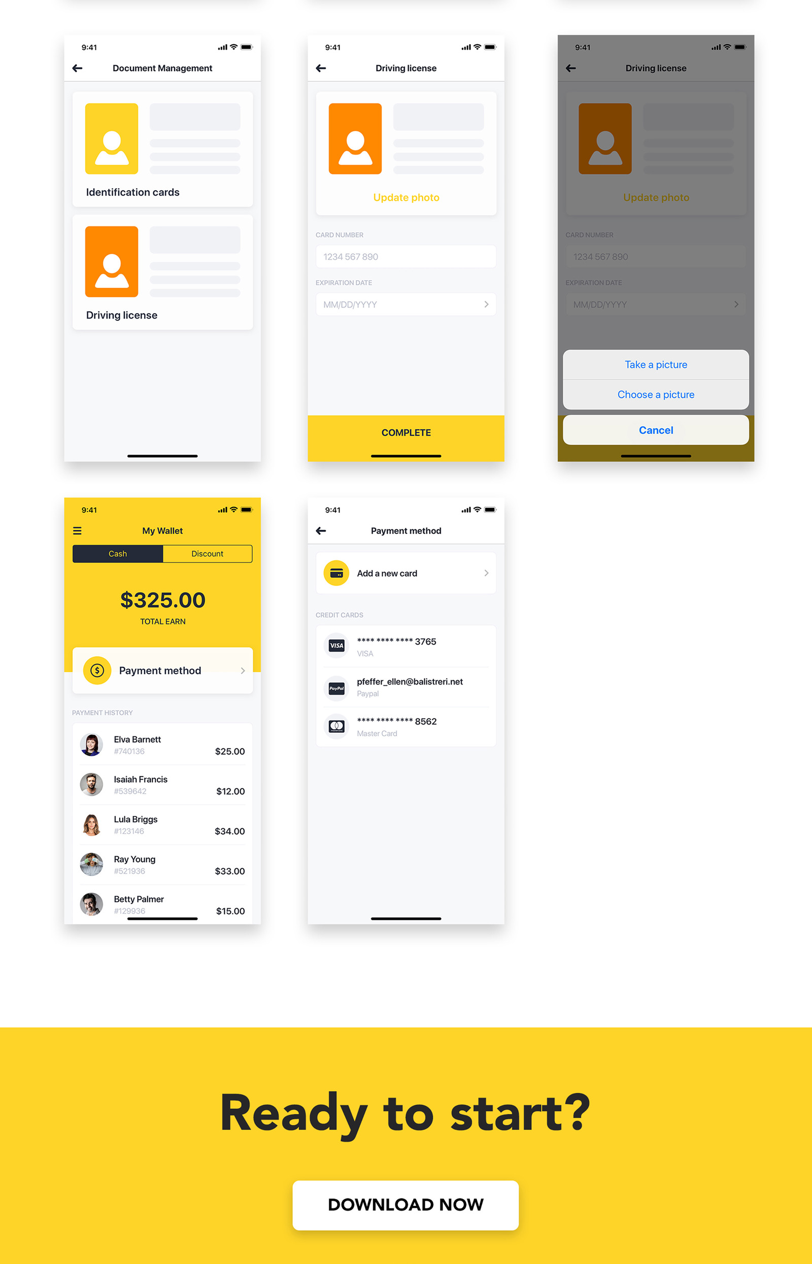Taxi Driver Booking UI Kit #76438 - TemplateMonster