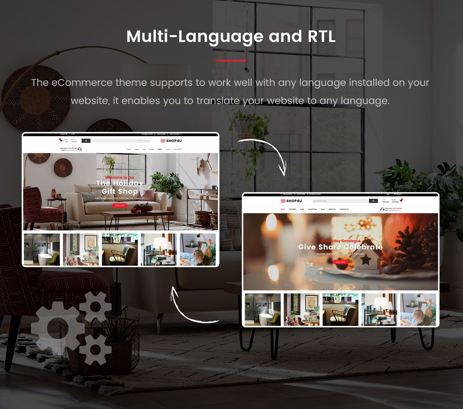 Shop4U - Furniture Responsive Magento Theme - TemplateMonster
