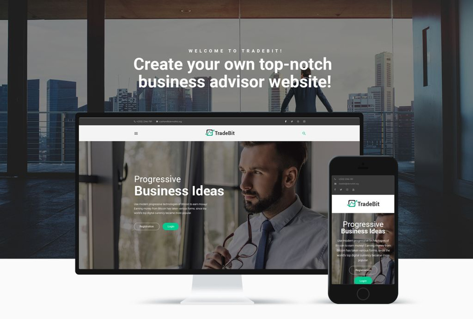 TradeBit - Bitcoin-Trading WordPress Theme - TemplateMonster