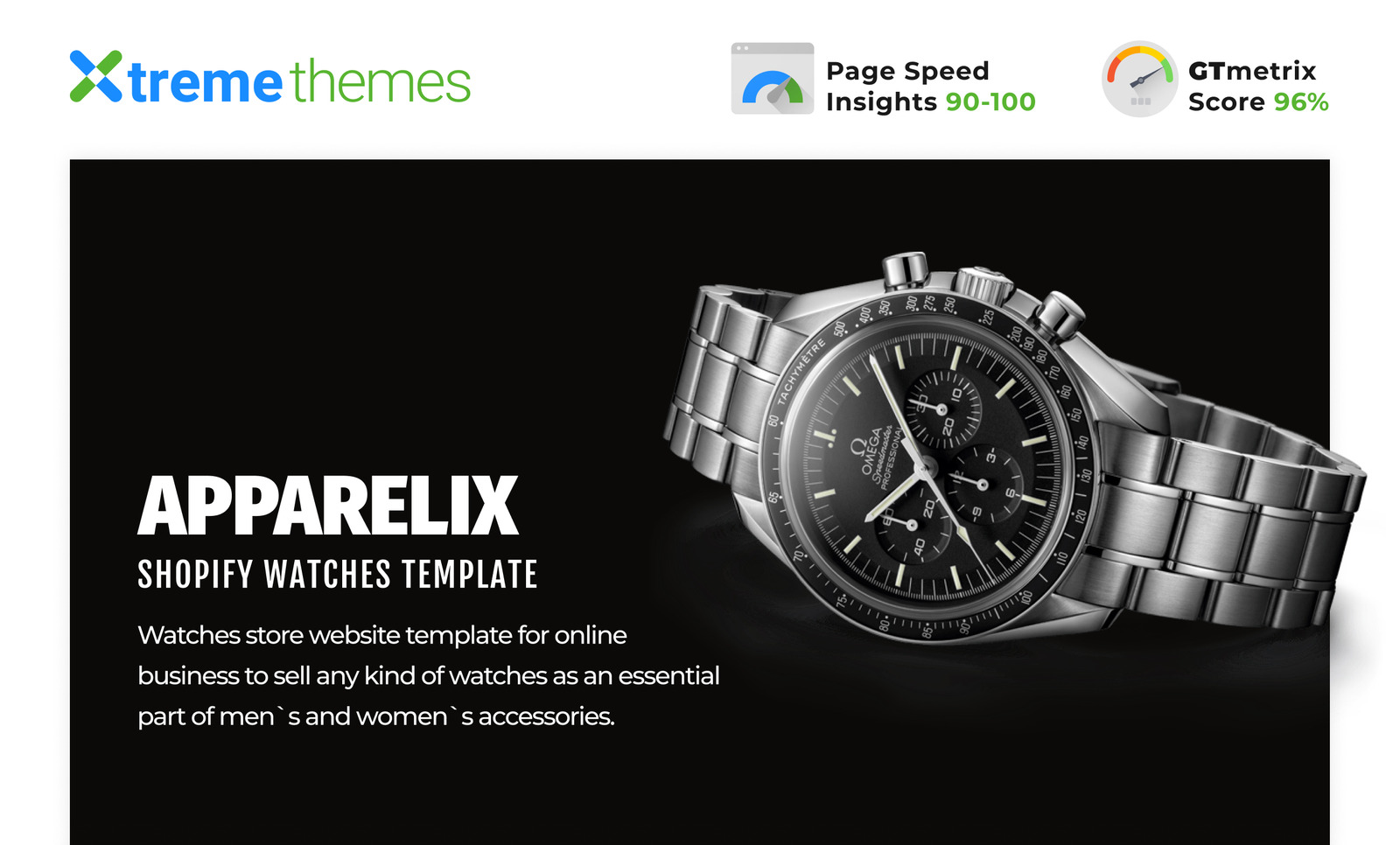 Watches Store Website Template Shopify Theme