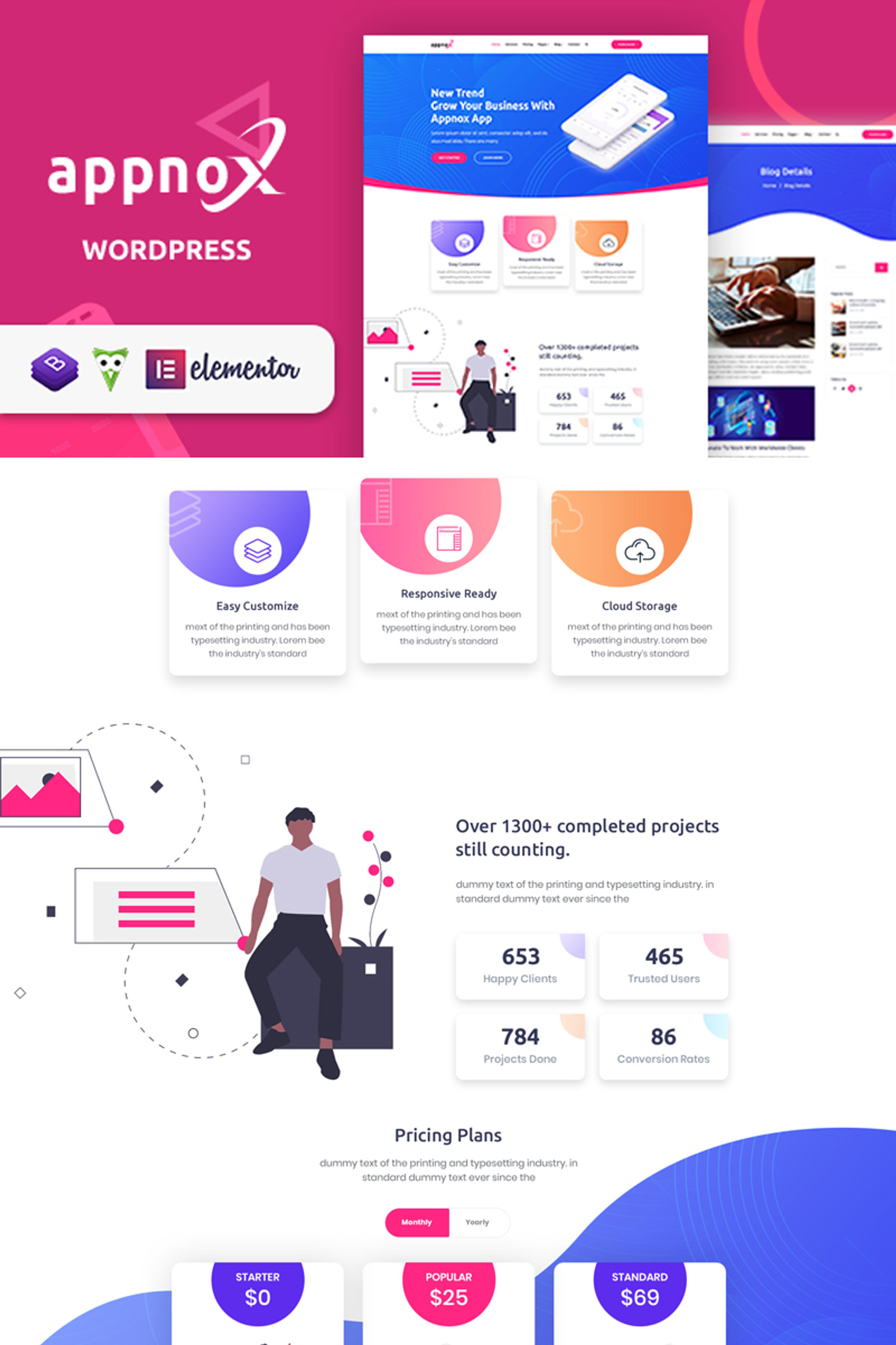 Appnox - Product Landing WordPress Theme - TemplateMonster