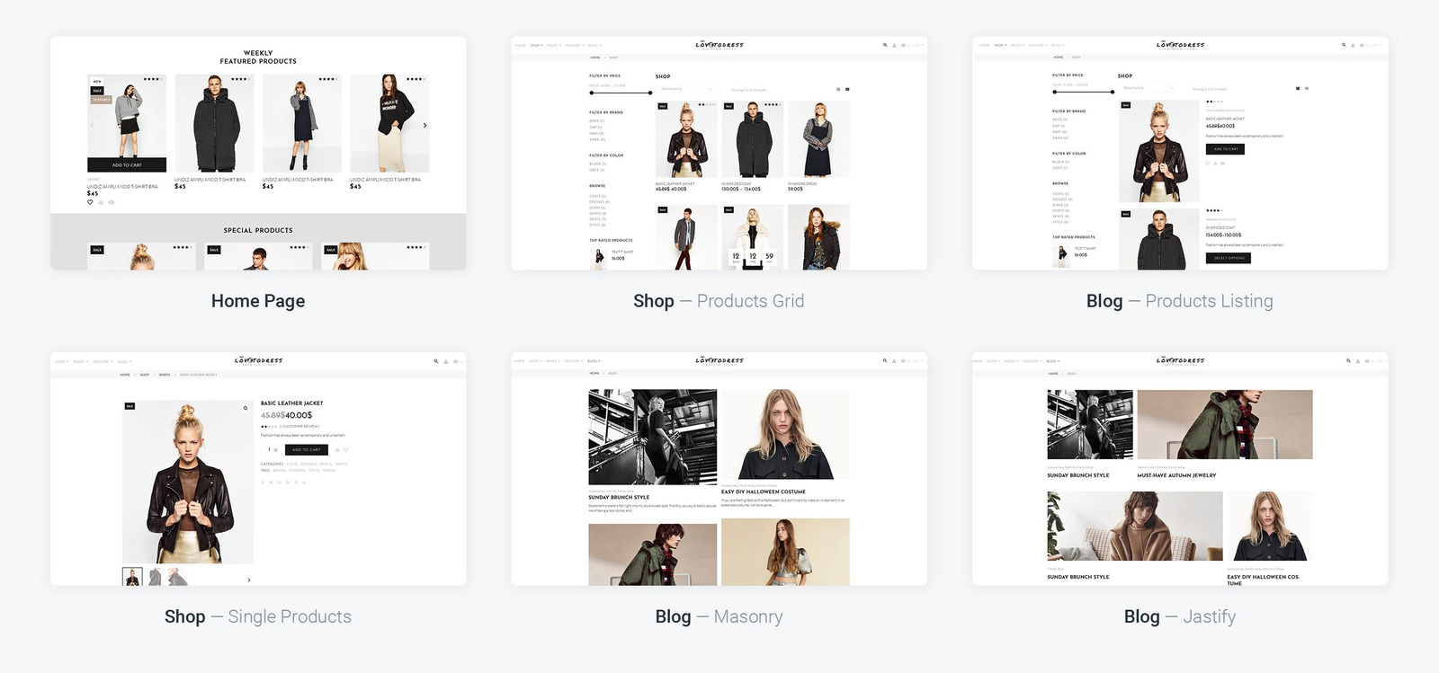 LovetoDress - Fashion Store WooCommerce Theme
