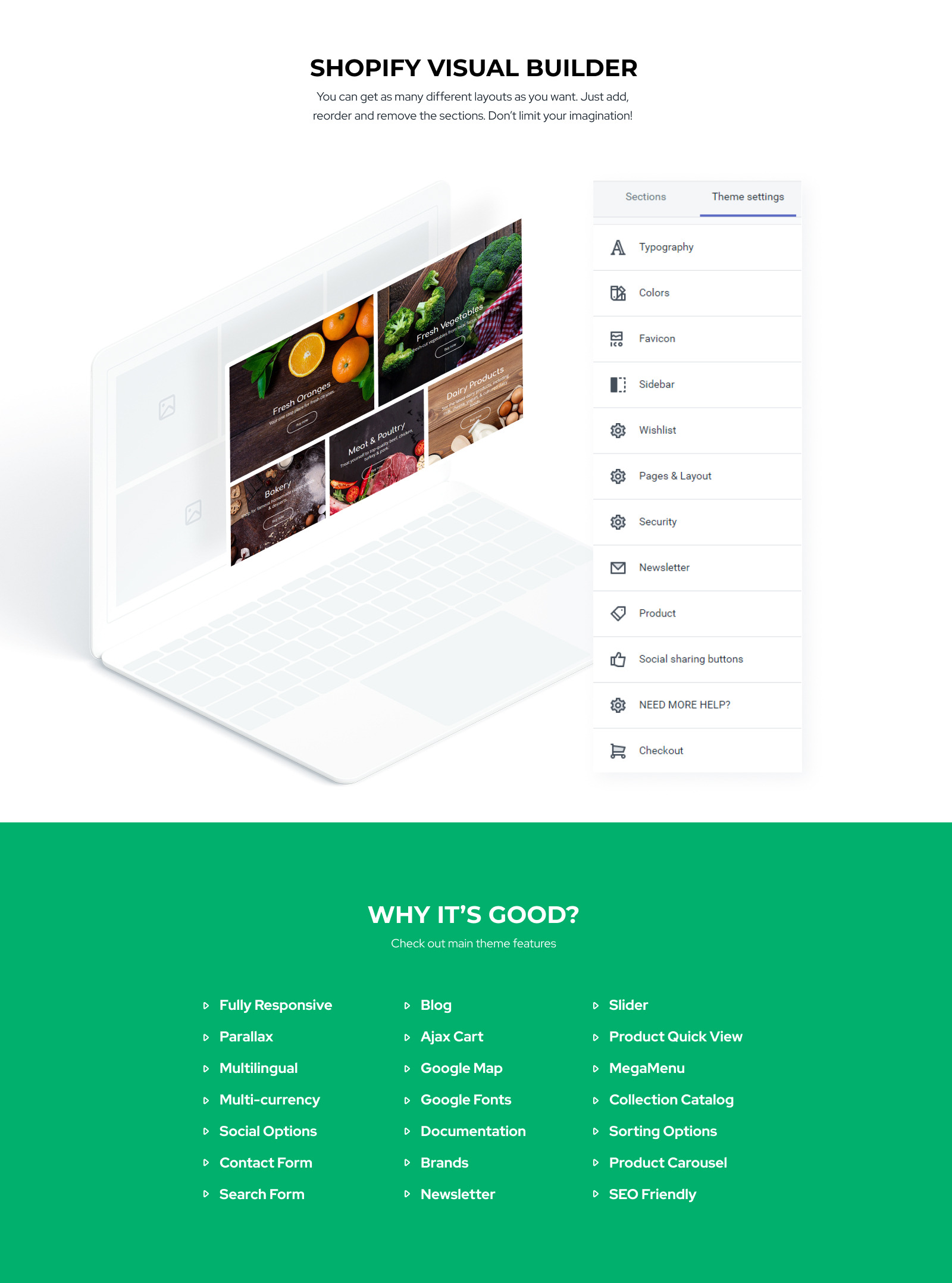 Food Store Responsive Shopify Theme #62200 - TemplateMonster