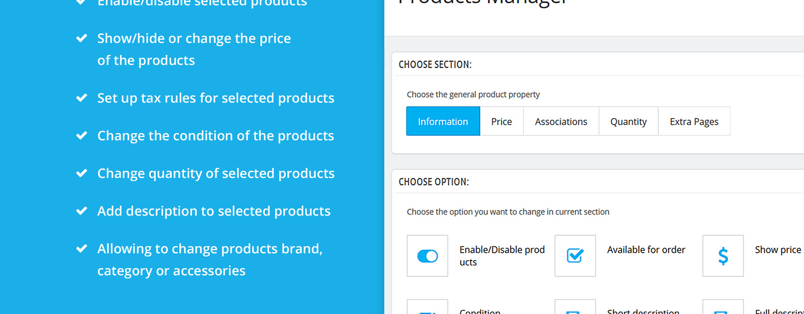 Products Manager PrestaShop module #67412 - TemplateMonster