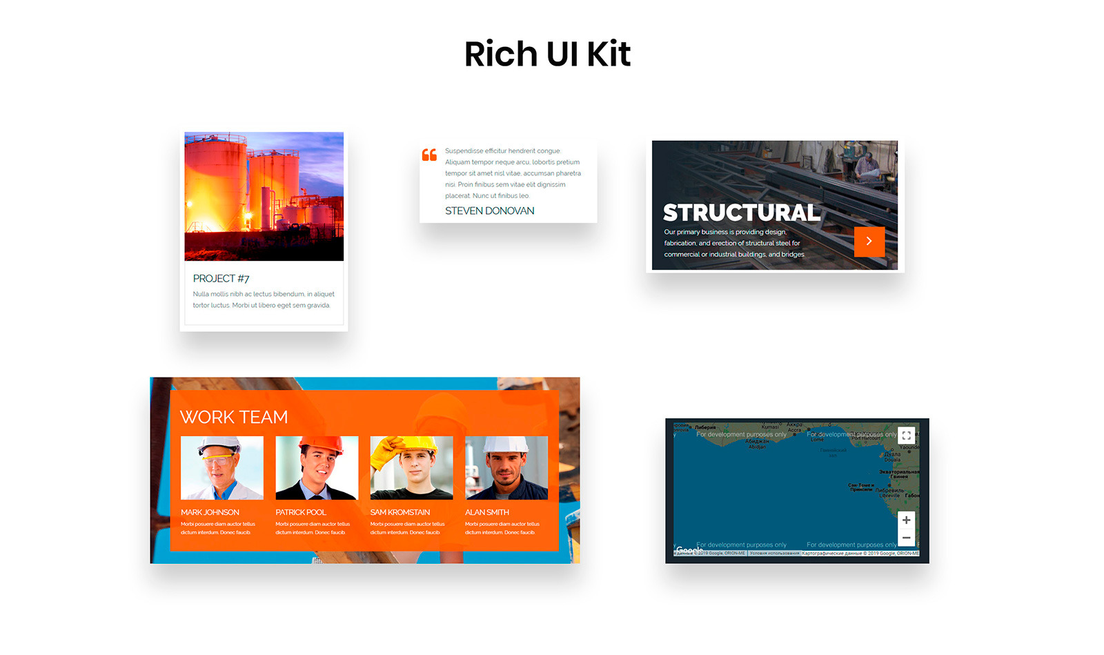 Steel - Metal Fabrication Industry Bootstrap 5 Website Template
