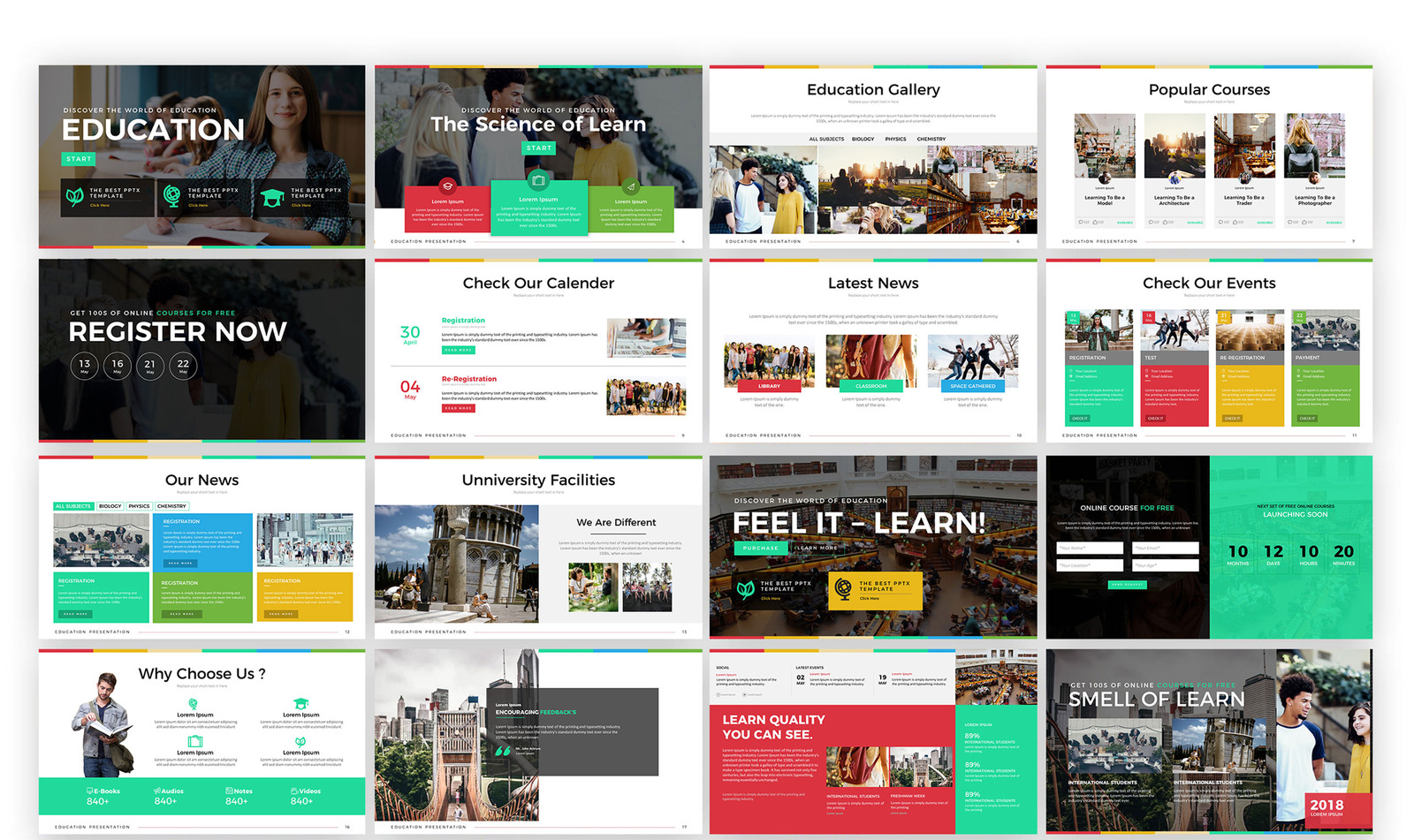 Education Presentation Powerpoint Template