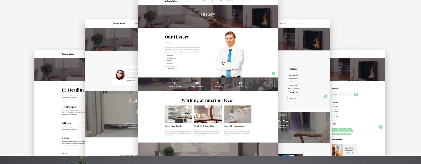 Interior Decor - Interior Design Multipage HTML5 Website Template