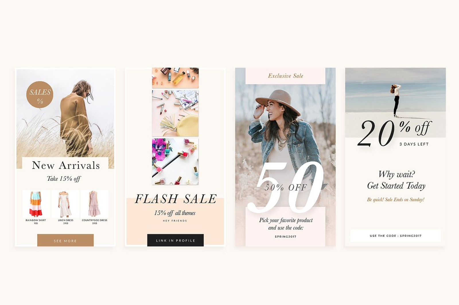 Instagram Stories PSD Template #64557 - TemplateMonster