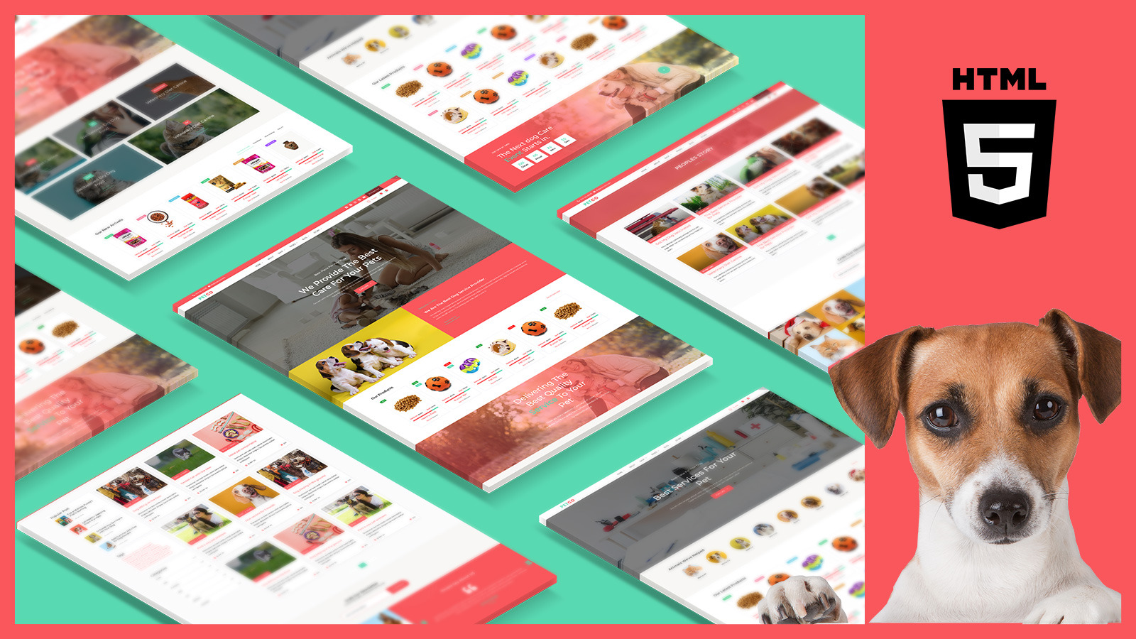 Petco | Pet and animal Shop Website Template