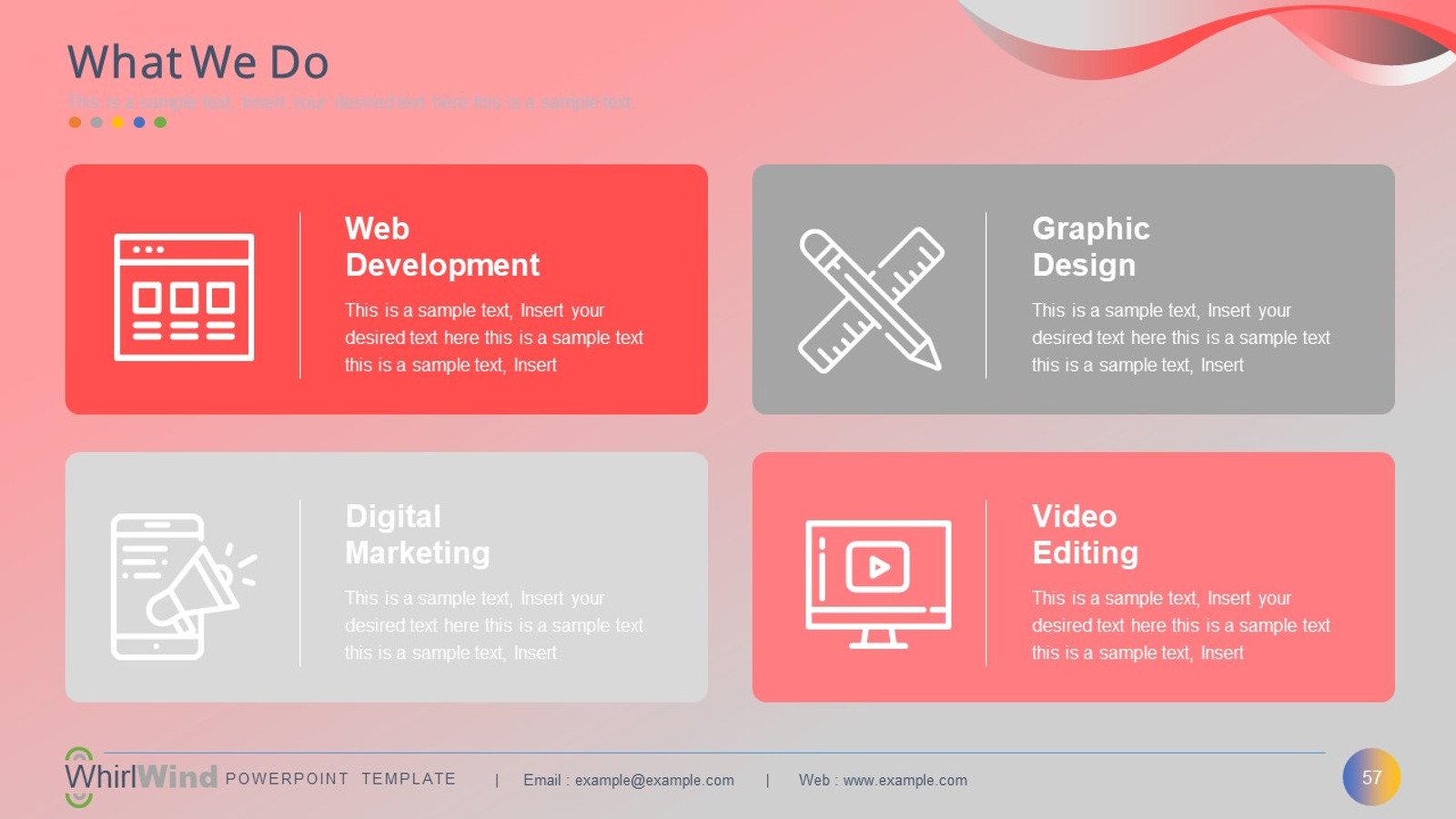 Multipurpose creative business PowerPoint template