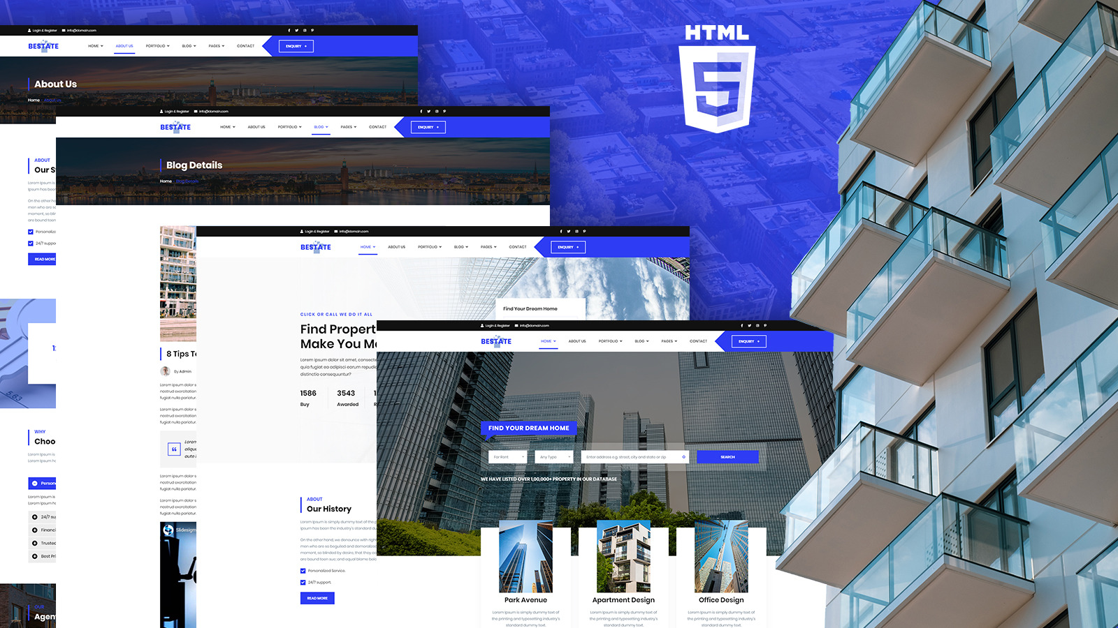 Bestate | Real Estate HTML5 Website Template