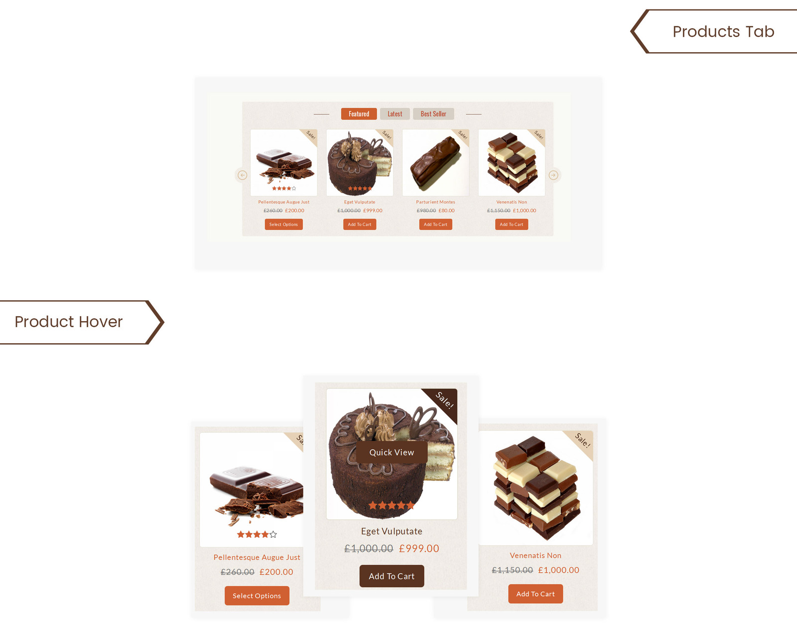 Chocolate - Cake and Coffee WooCommerce Theme