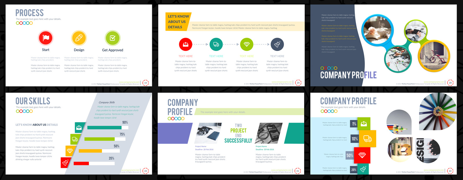 Perfect - Keynote template #64873 - TemplateMonster