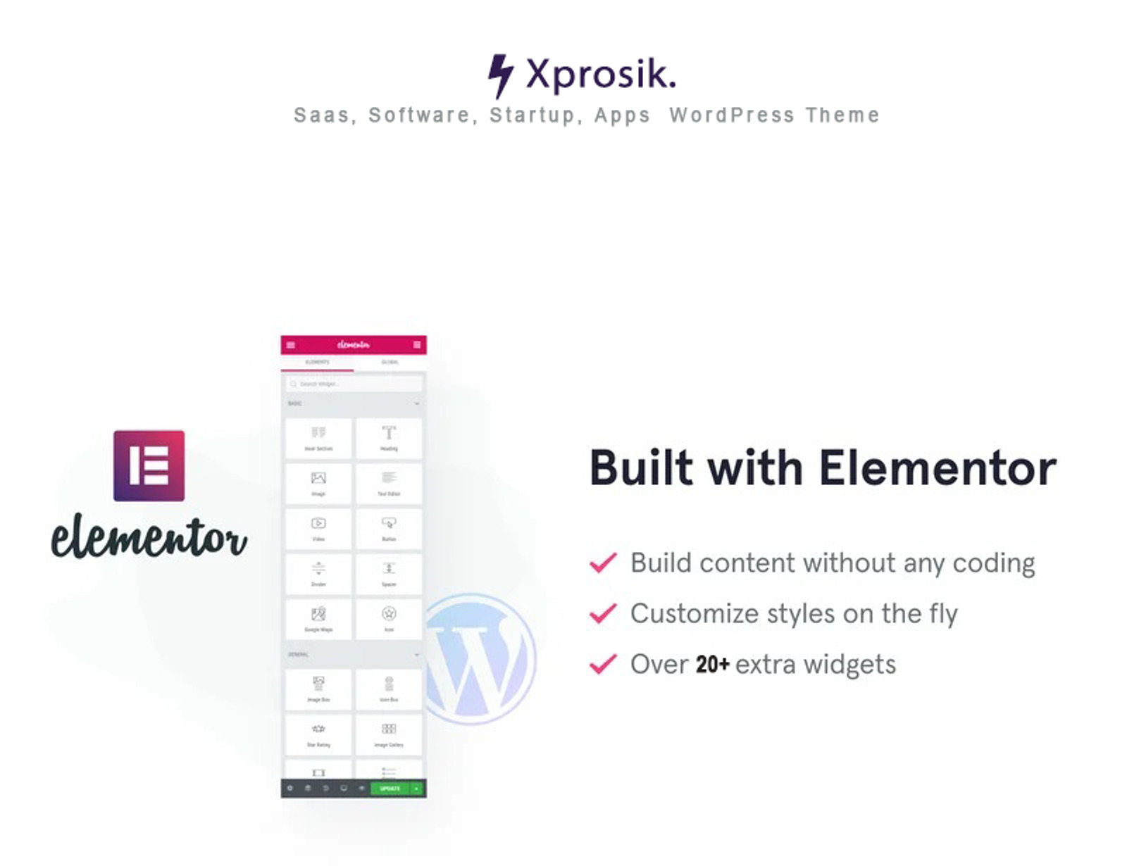 Xprosik - Saas Software App Startup Landing WordPress Theme