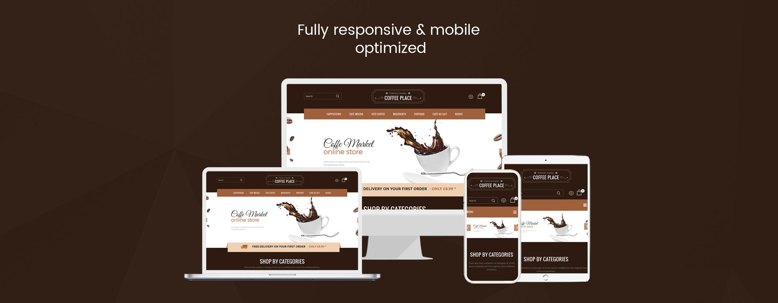 Coffee Place - Coffee and Drink and Cafe OpenCart Template