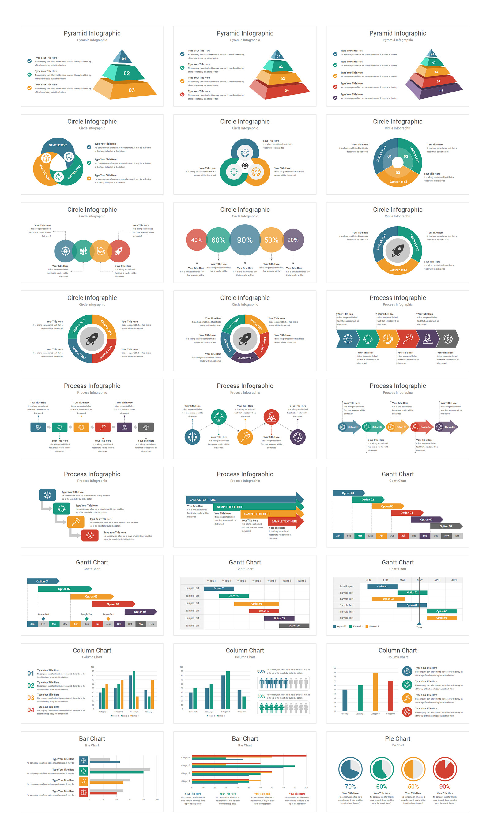 Varied - PowerPoint template #68321 - TemplateMonster