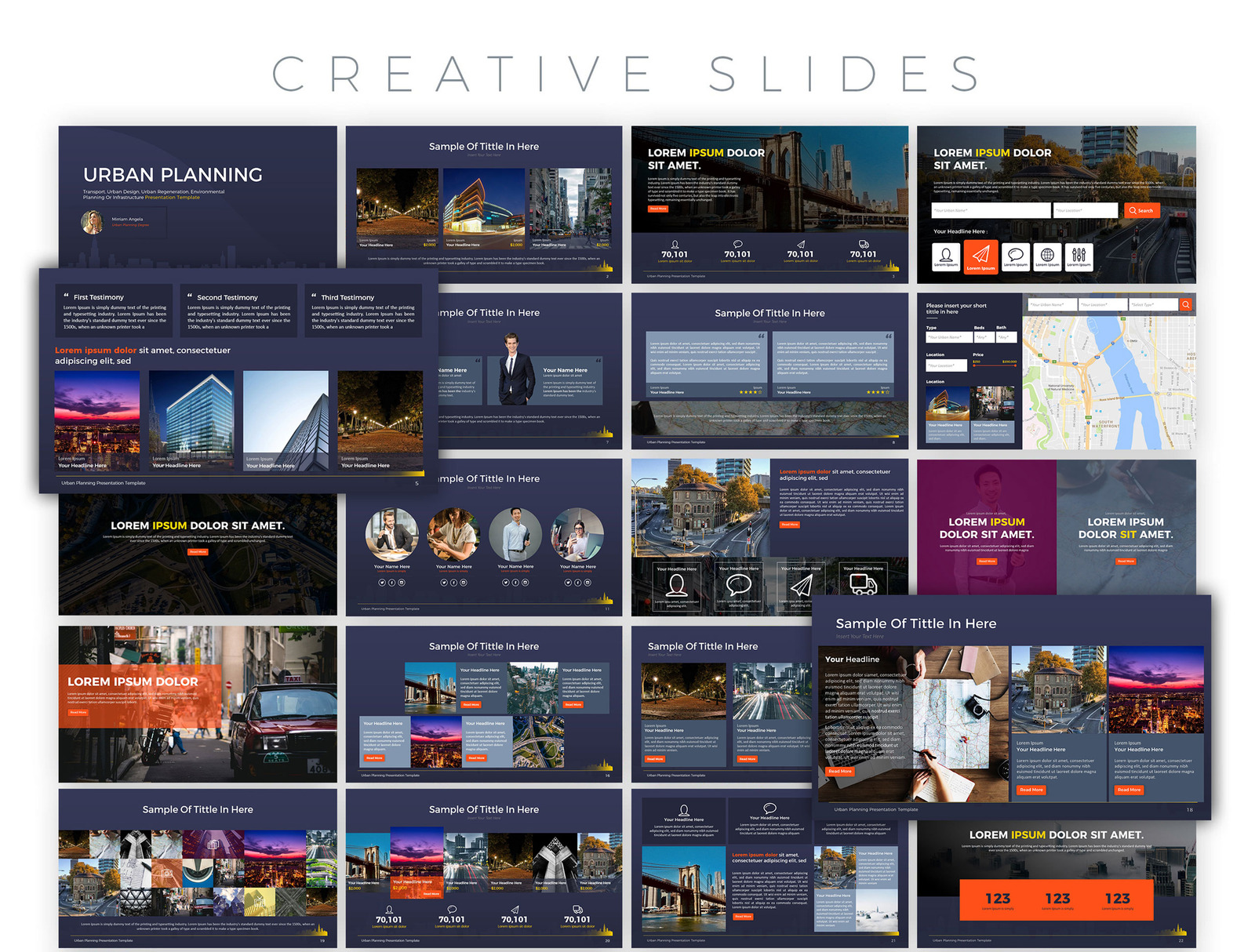 Urban Planning Presentation PowerPoint template