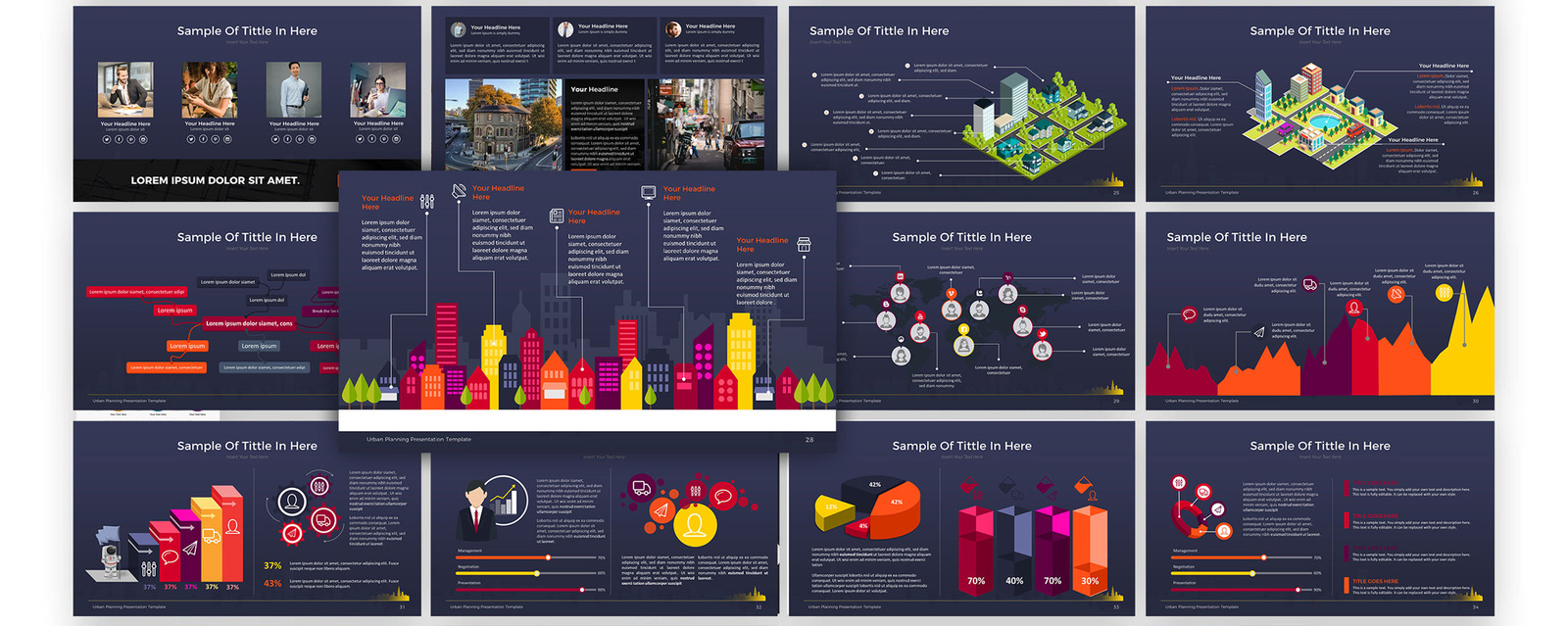 Urban Planning Presentation PowerPoint template