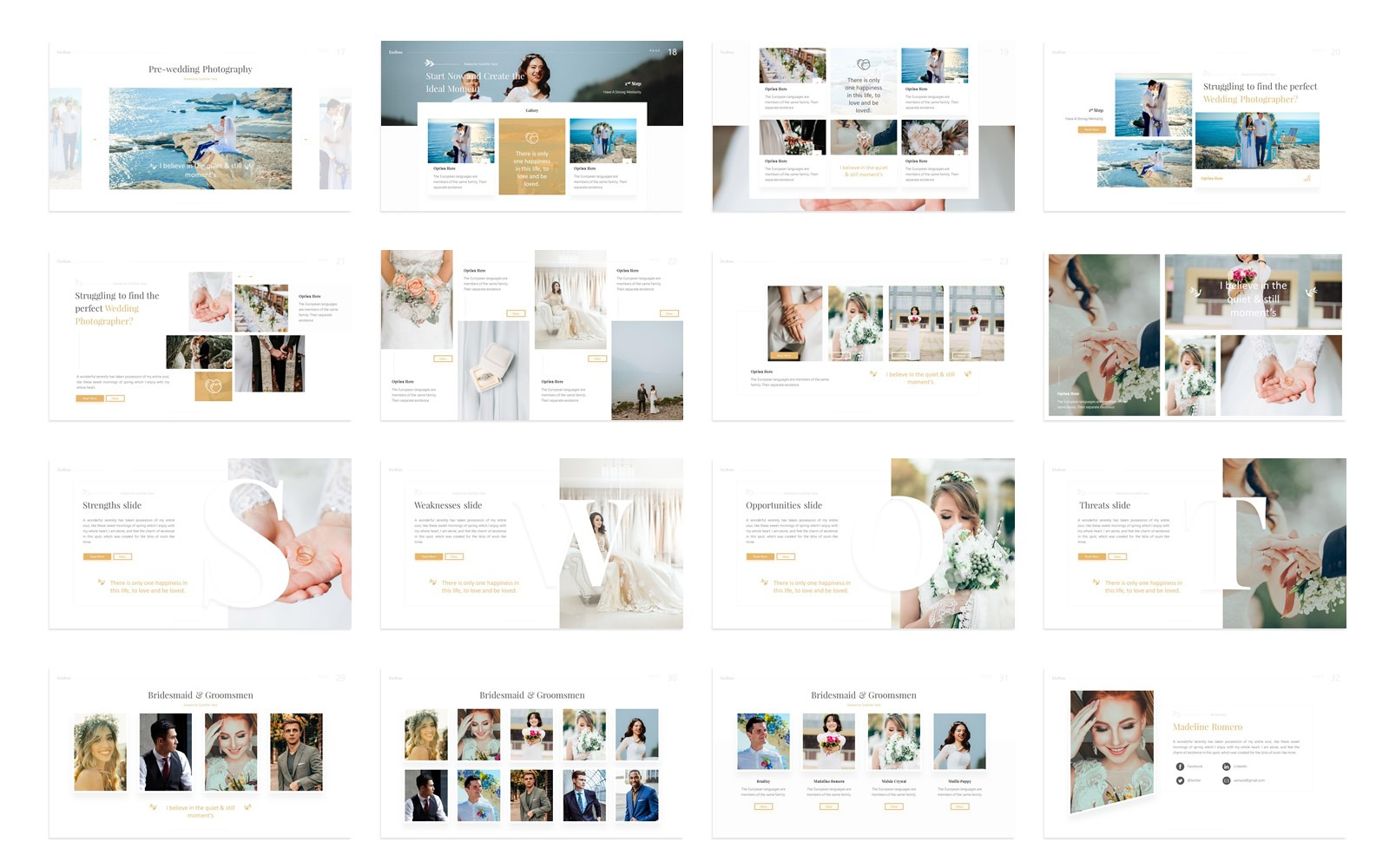 Endless – Marriage Presentation PowerPoint template