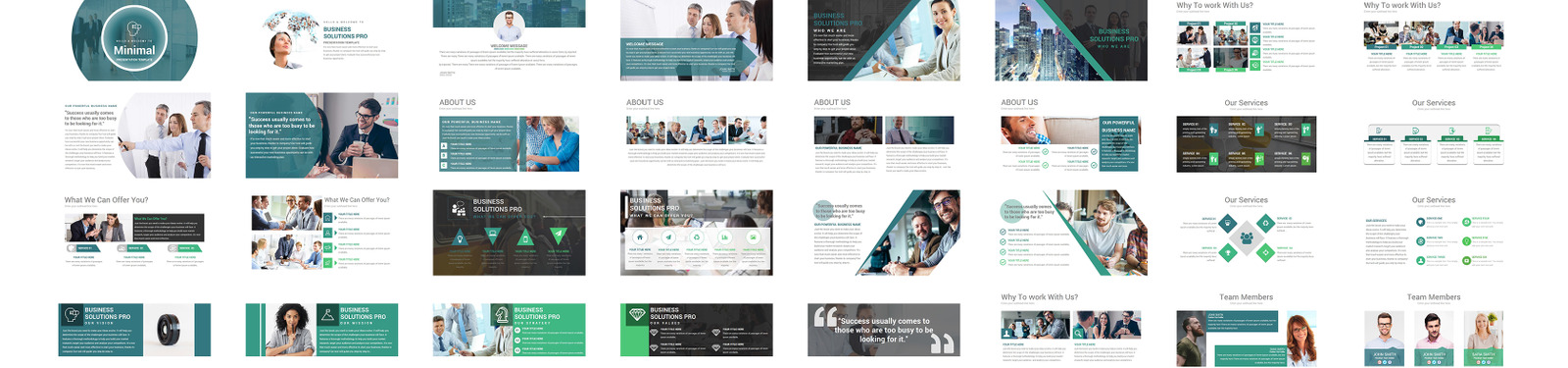 Multipurpose Bundle 2 in 1 PowerPoint template