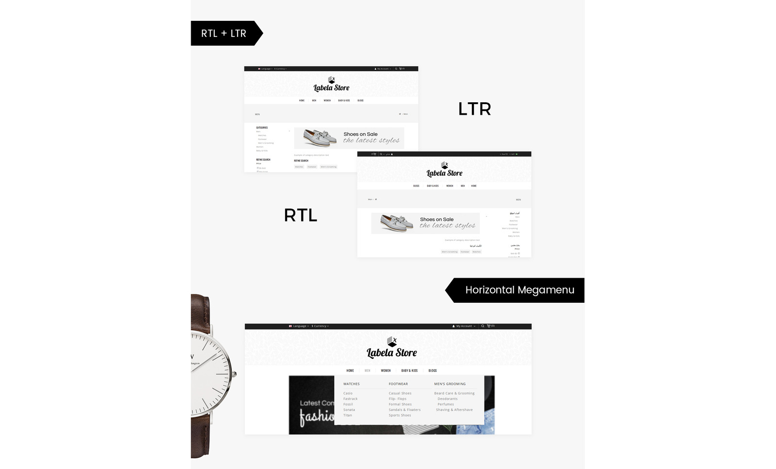 Labela - Fashion and Accessories Store and Multipurpose OpenCart Template
