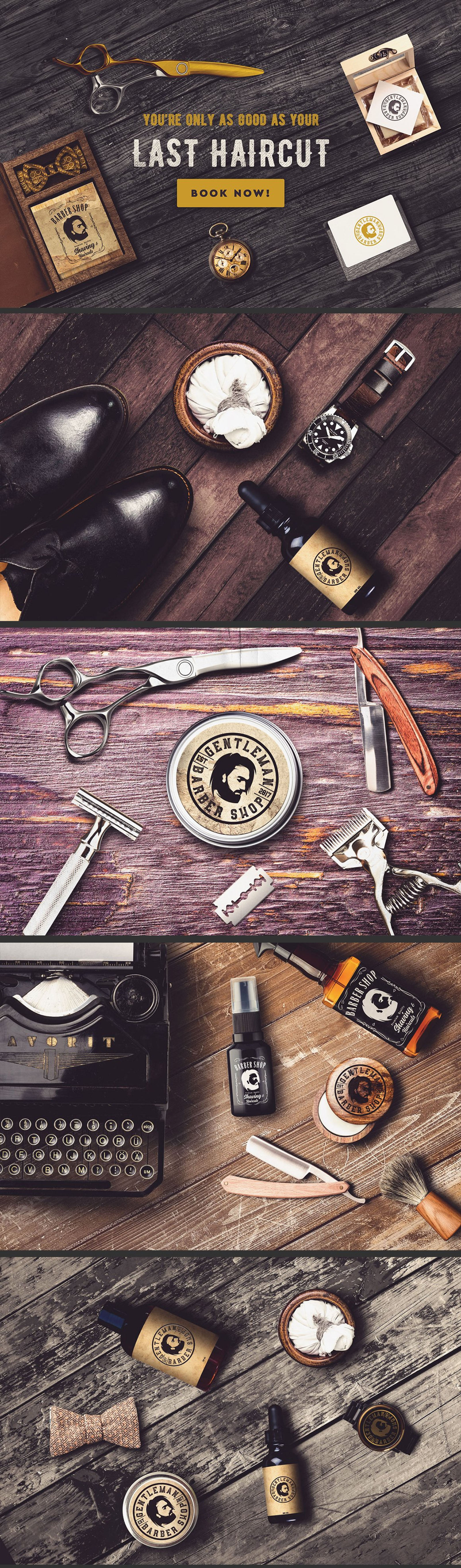 Barber Shop - Mockup Scene and Mockup Generator Product