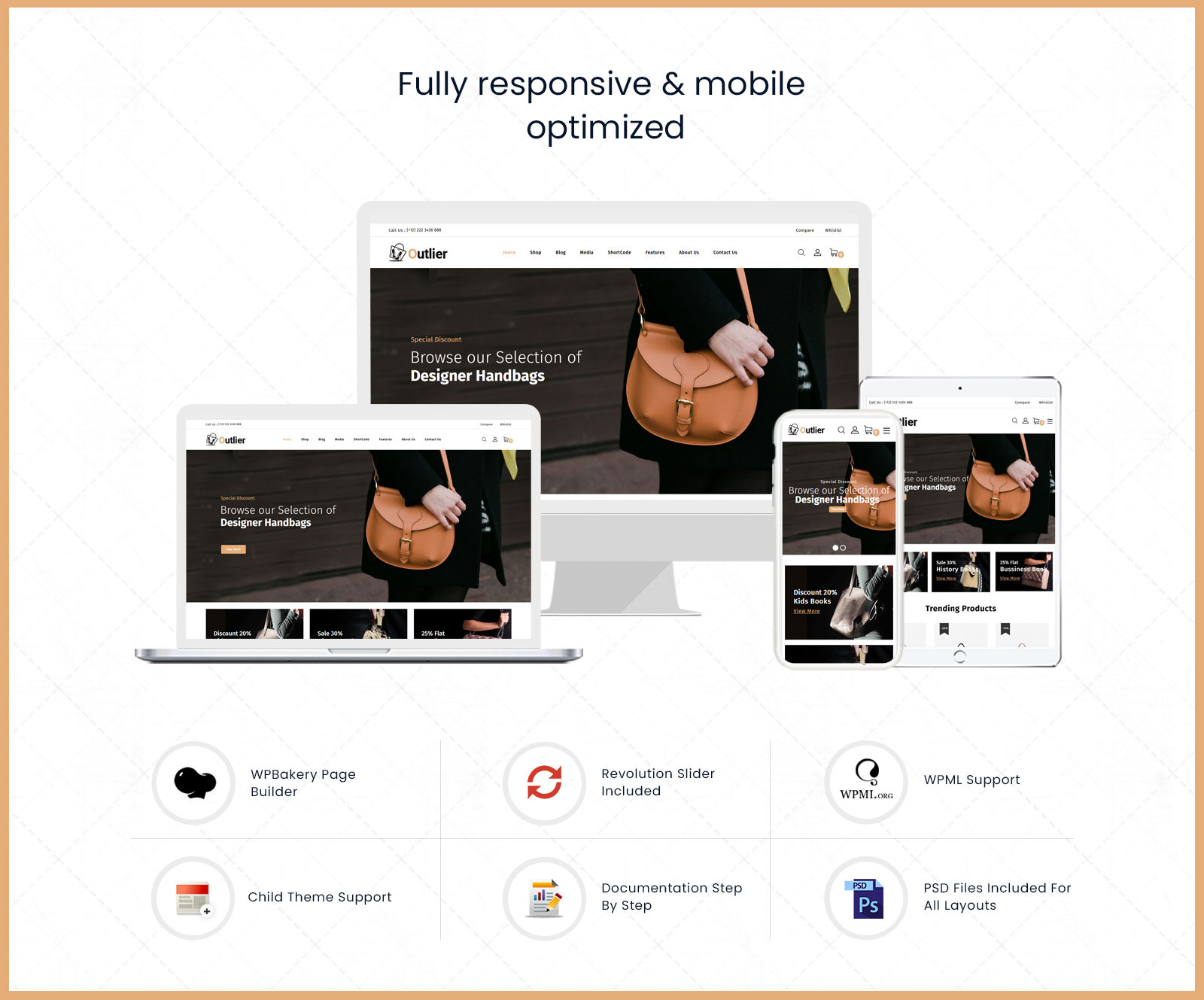 Outlier - Handbag Store WooCommerce Theme - TemplateMonster
