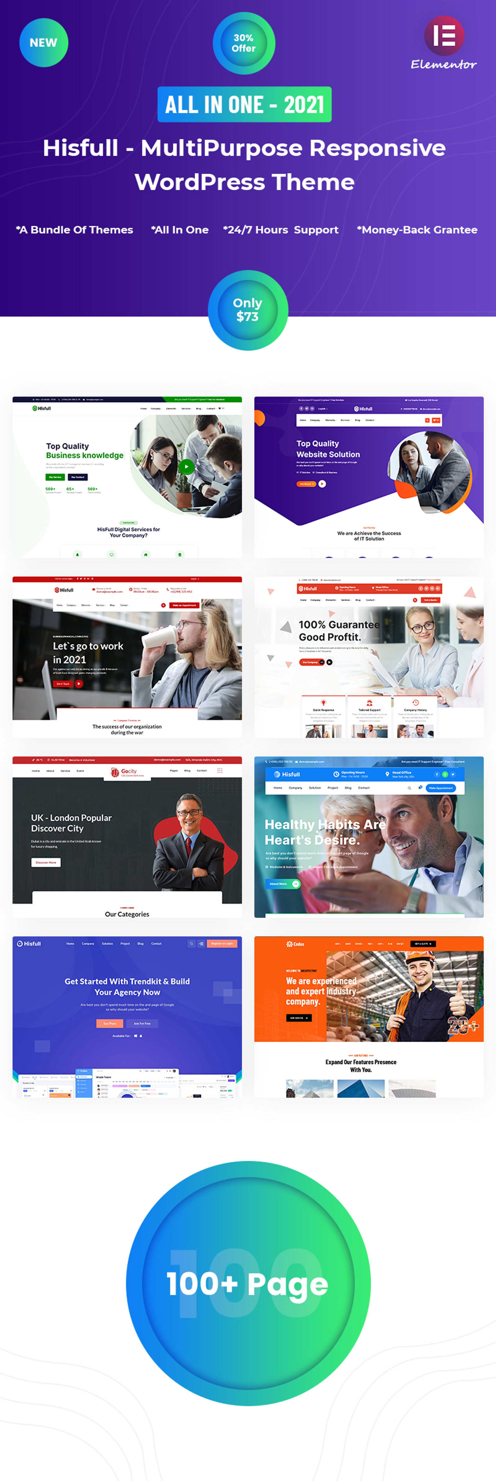 Hisfull - Multipurpose Responsive WordPress Theme