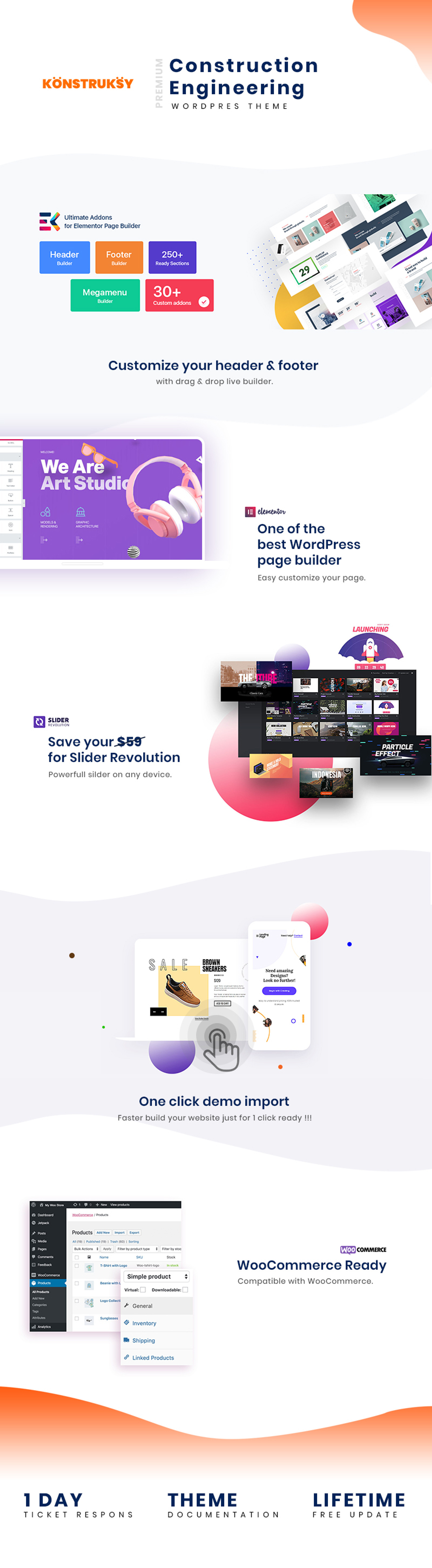 Konstruksy - Construction Engineering WordPress Theme
