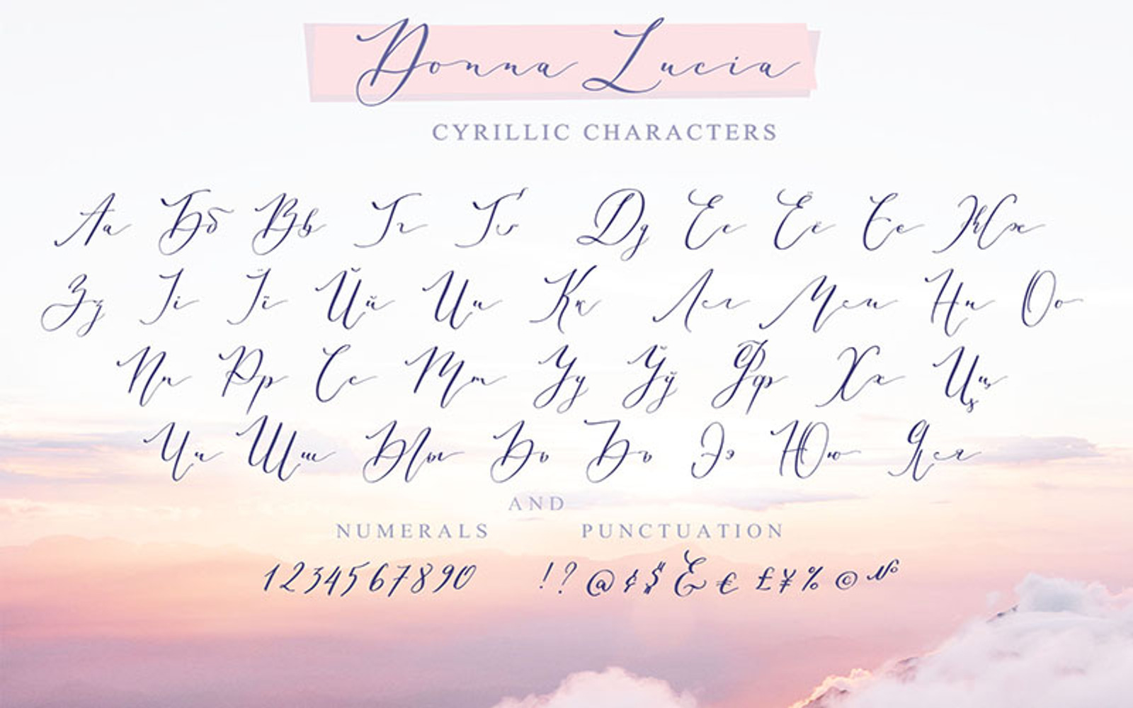 Donna Lucia Feminine Font + Cyrillic - TemplateMonster