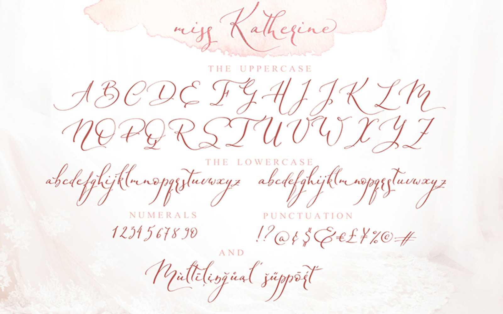 Miss Katherine Font Cyrillic + Extra - TemplateMonster