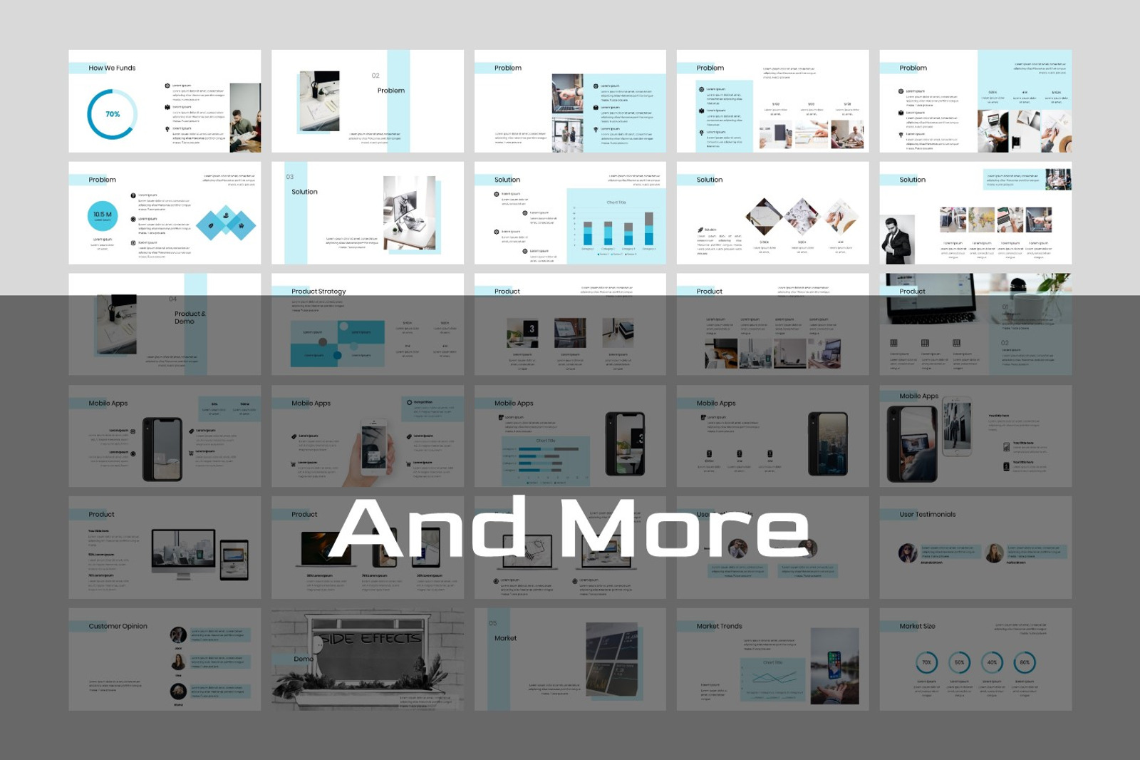 Business Bundle 10 in 1 PowerPoint template - TemplateMonster