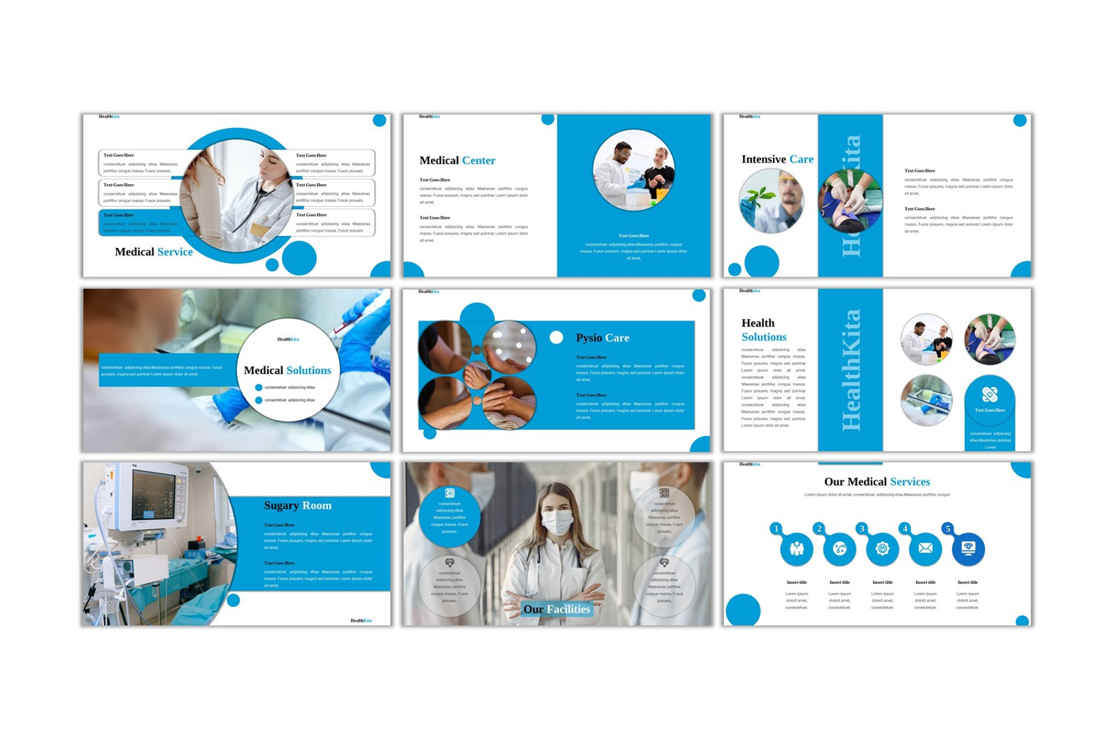 Healthy Medical Bundle Pack - Medical Powerpoint Template