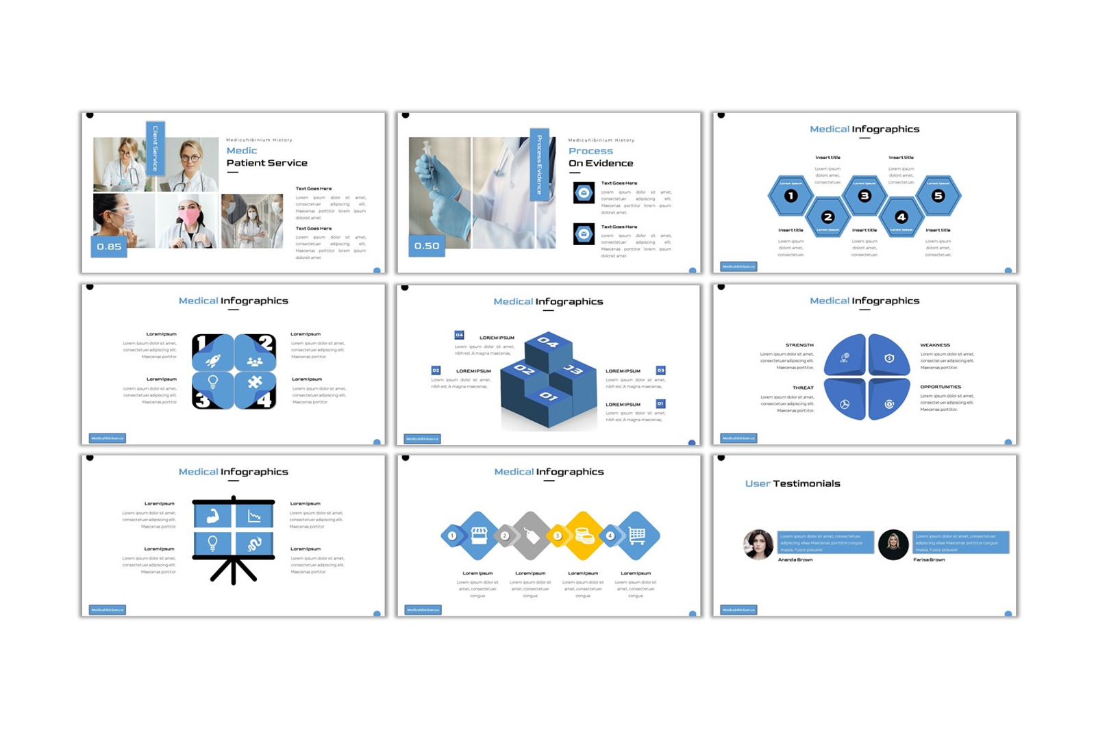 Healthy Medical Bundle Pack - Medical Powerpoint Template