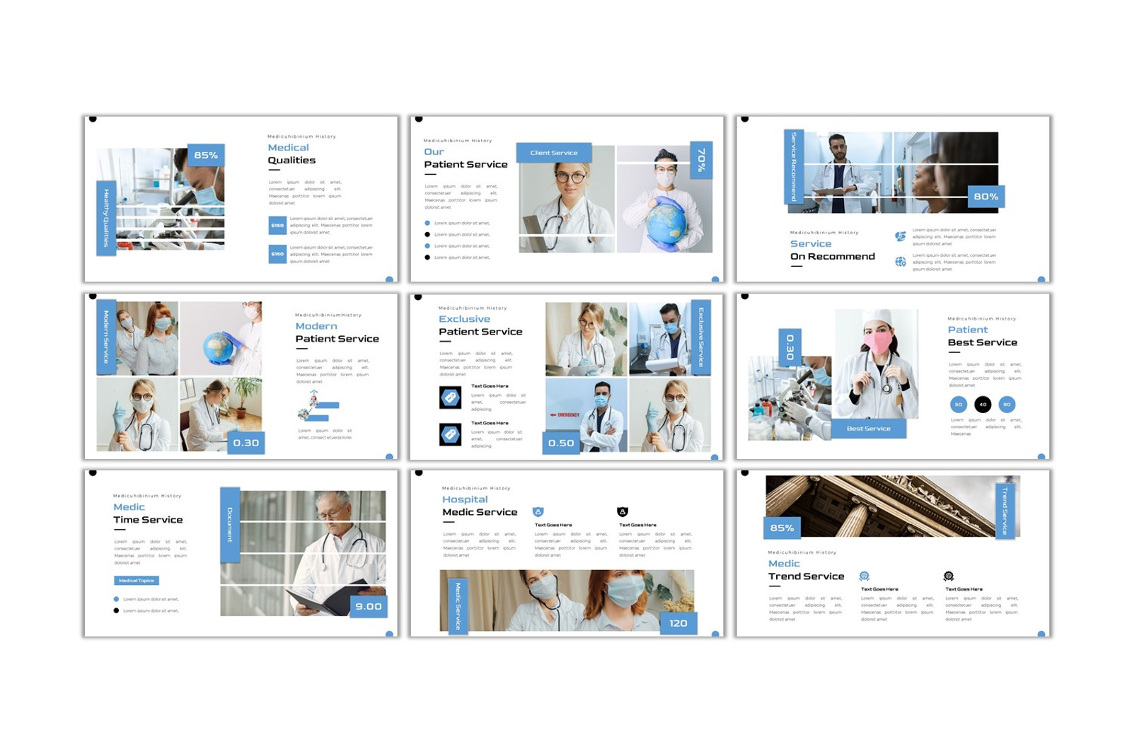 Healthy Medical Bundle Pack - Medical Powerpoint Template