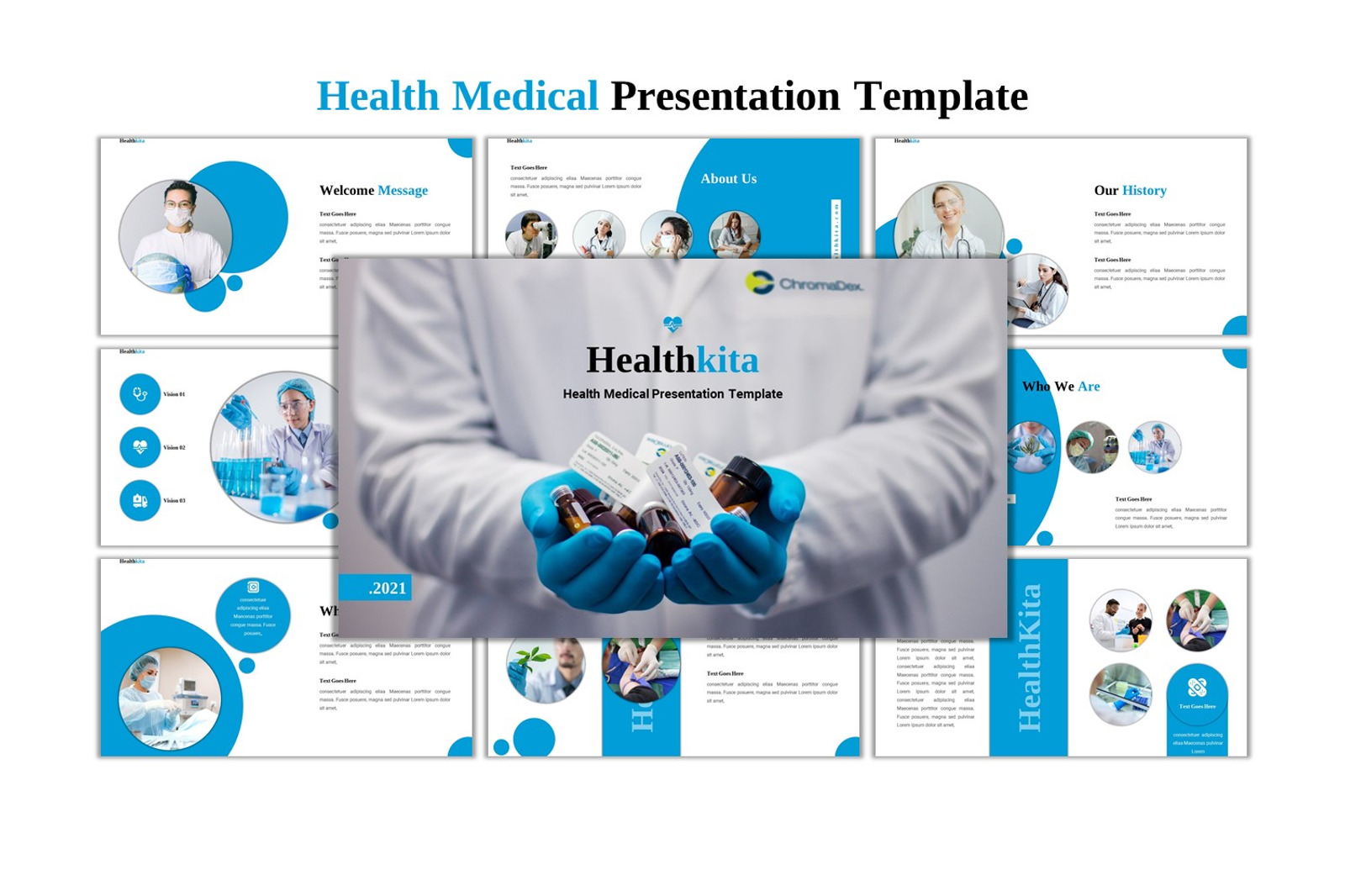 Healthy Medical Bundle Pack - Medical Powerpoint Template