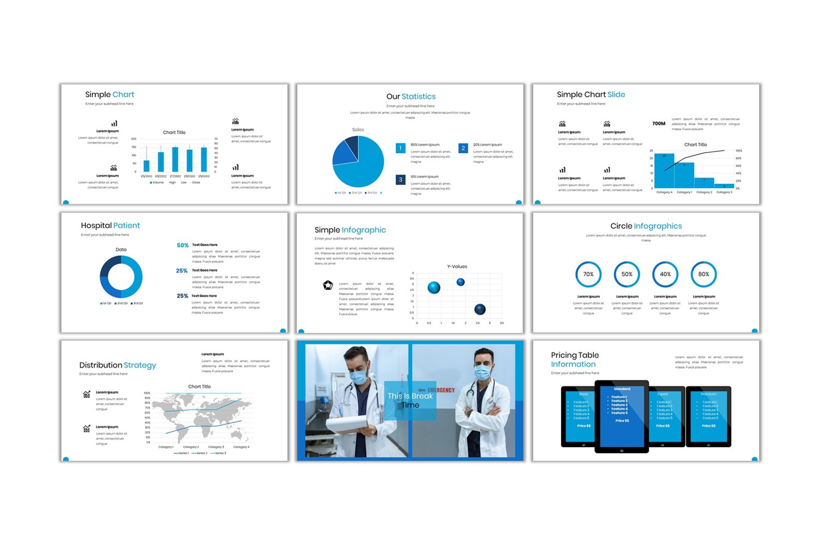 Healthy Medical Bundle Pack - Medical Powerpoint Template