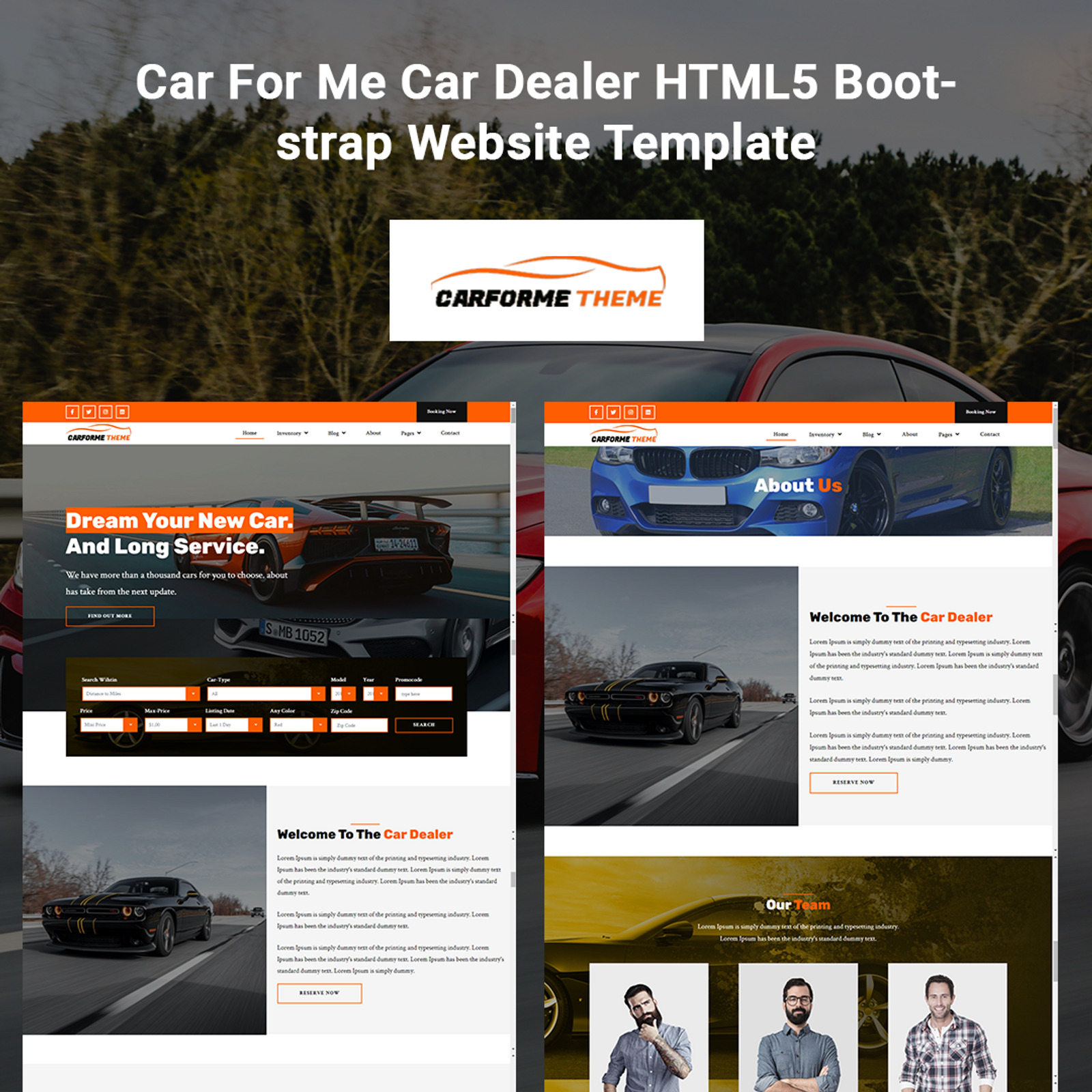 Car For Me Car Dealer HTML5 Bootstrap Website Template