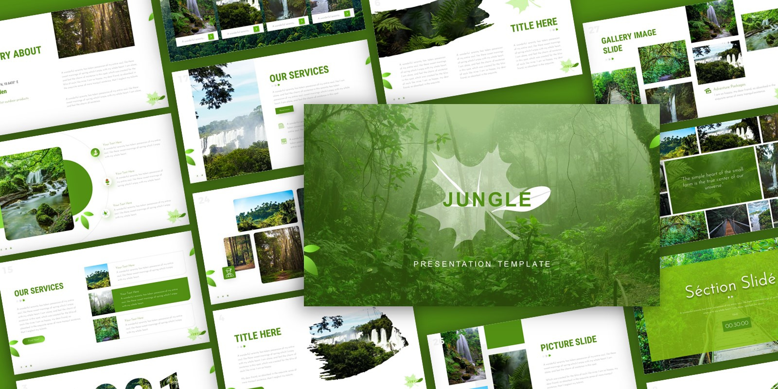 Jungle Environment Presentation PowerPoint Template