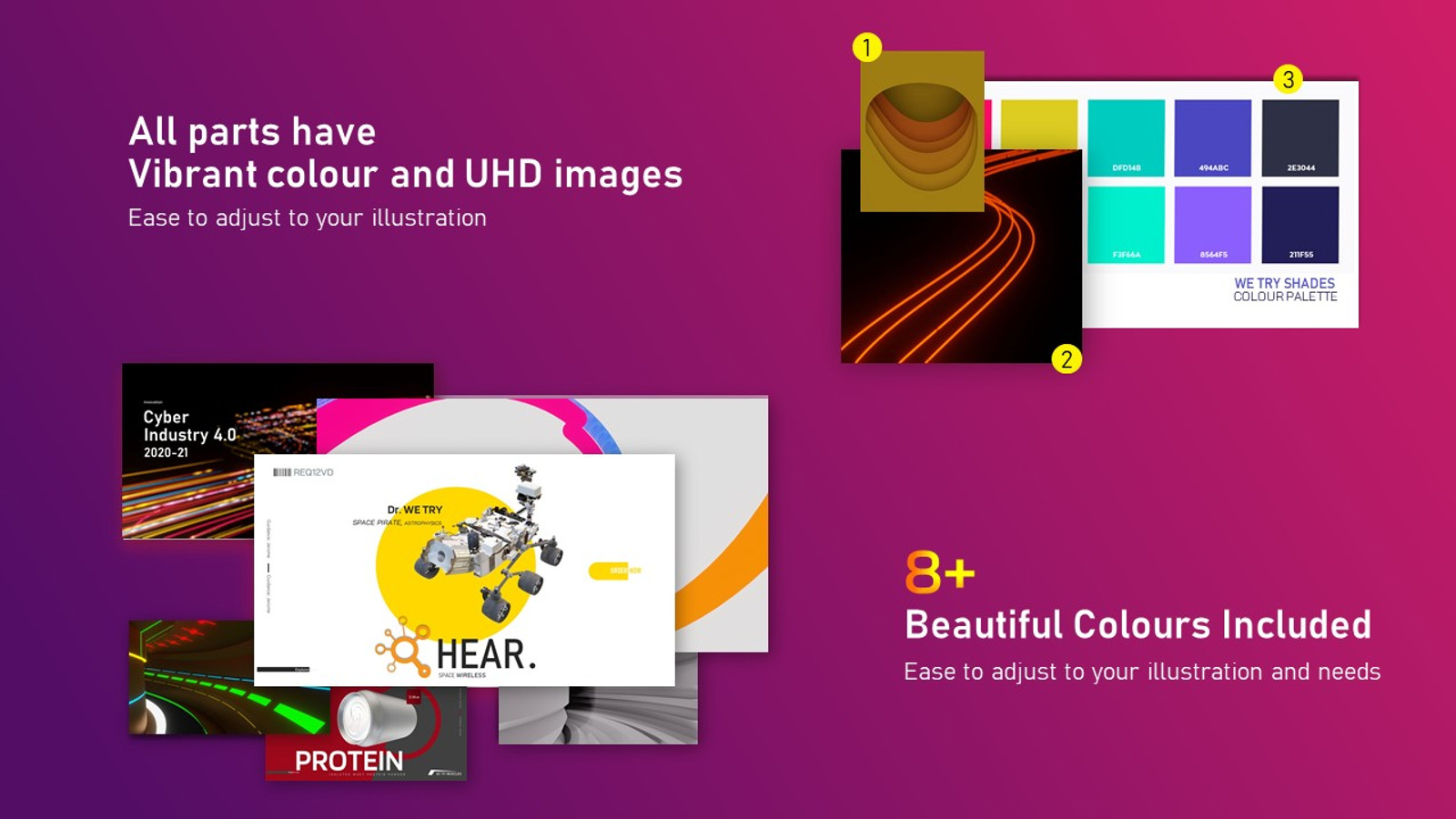 Drone Infographic Pack - Presentation Asset PowerPoint template