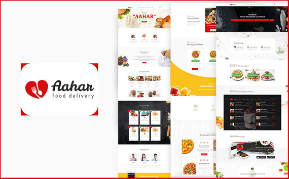 Aahar - Food Delivery Bootstrap5 Website Template #67272
