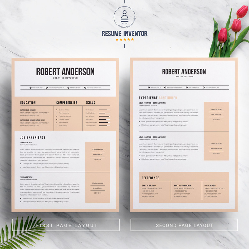 Designer & Developer Modern Resume Template - TemplateMonster