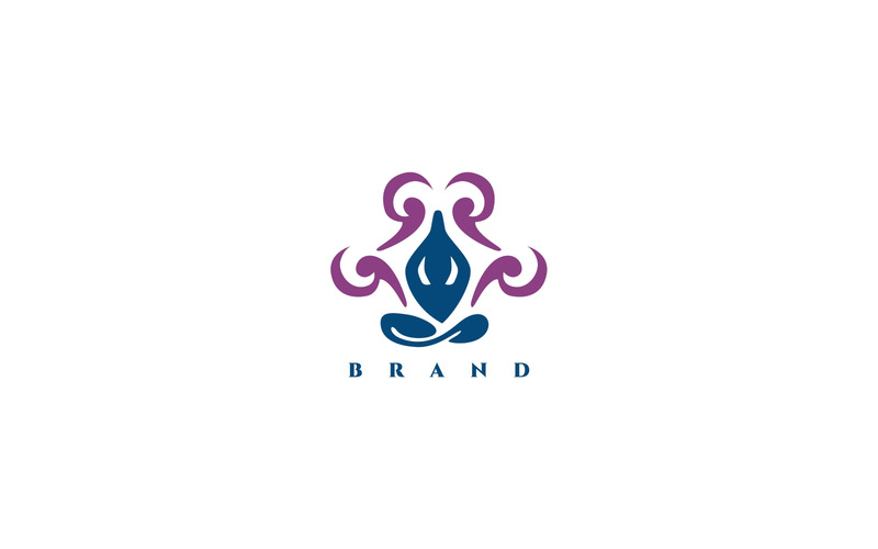 Meditation Logo Template #70879 - TemplateMonster