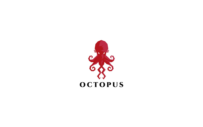 Octopus Logo Template #70878 - TemplateMonster