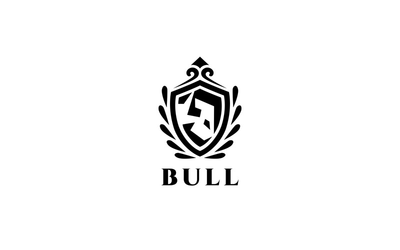 Secure Bull Logo Template #71077 - TemplateMonster