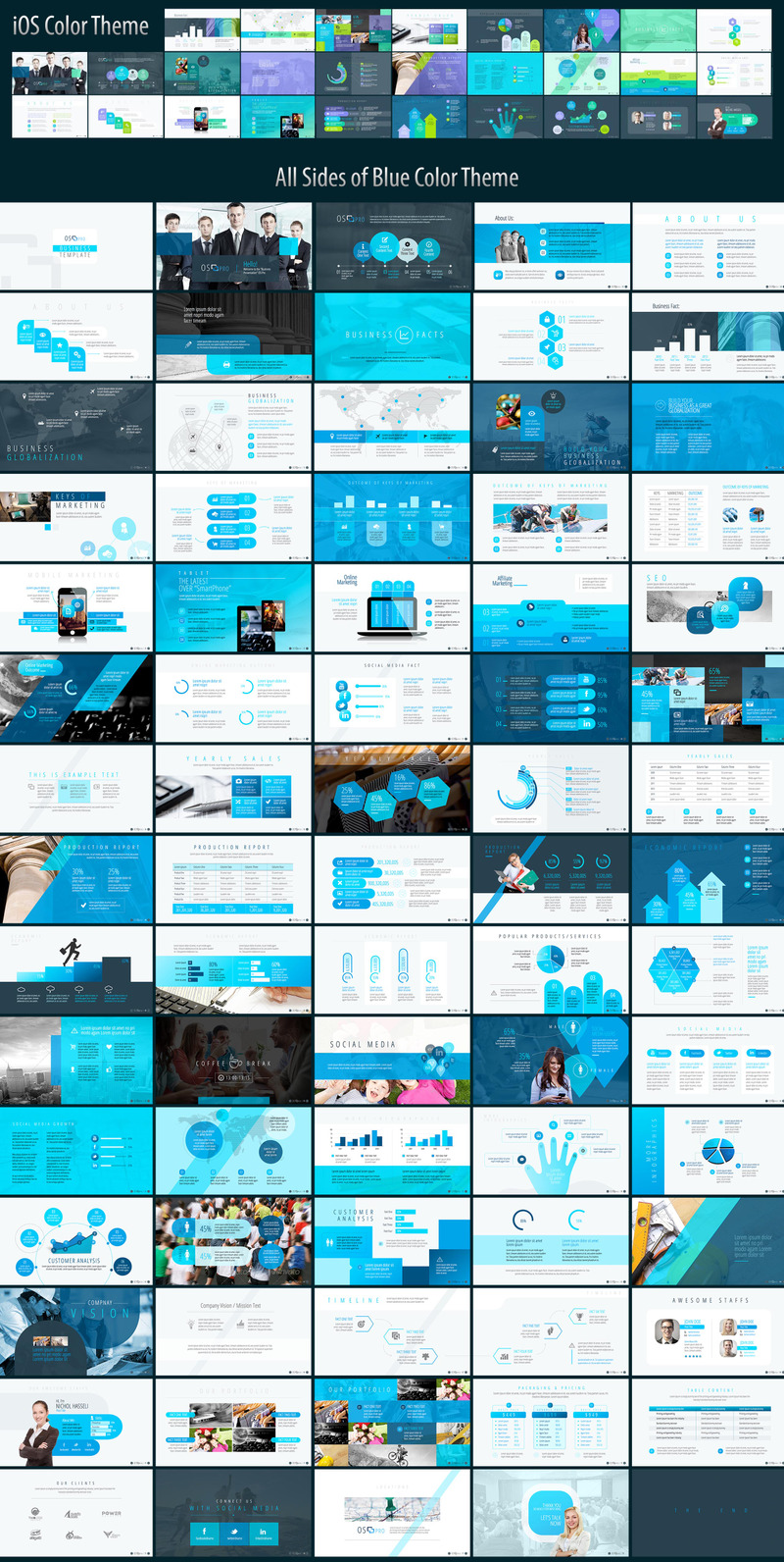 IOS:Pro Business Presentation - Keynote template