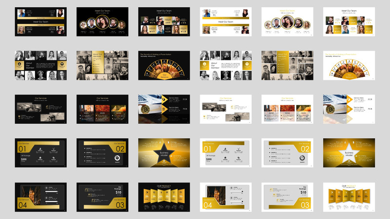 The Elegant PowerPoint template #72012 - TemplateMonster