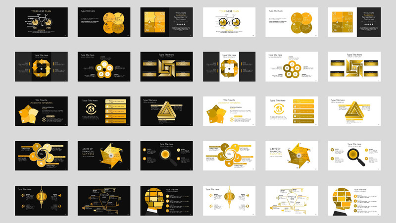 The Elegant PowerPoint template #72012 - TemplateMonster