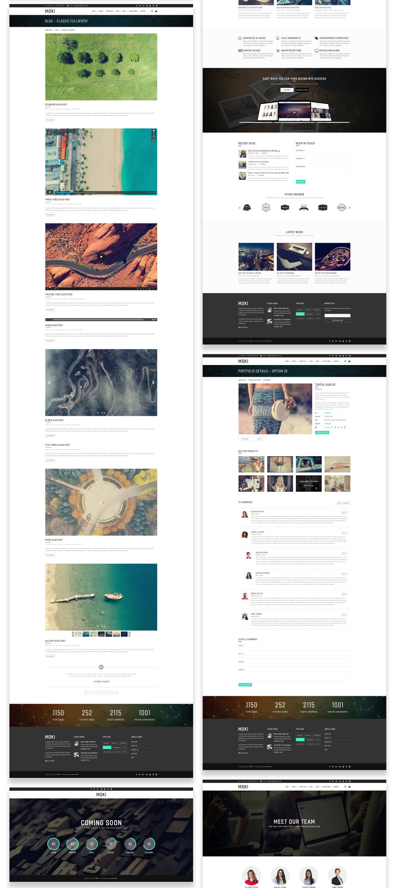 Moki - 126 PSD Multi-purpose PSD Template - TemplateMonster